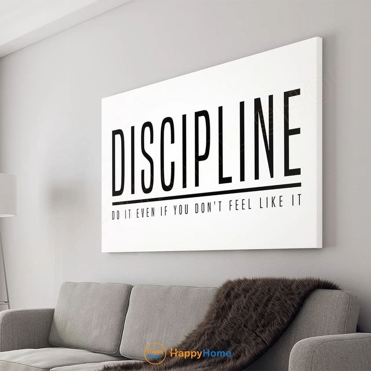 Kna Prints - Discipline Definition Wall Art Motivational Poster ...