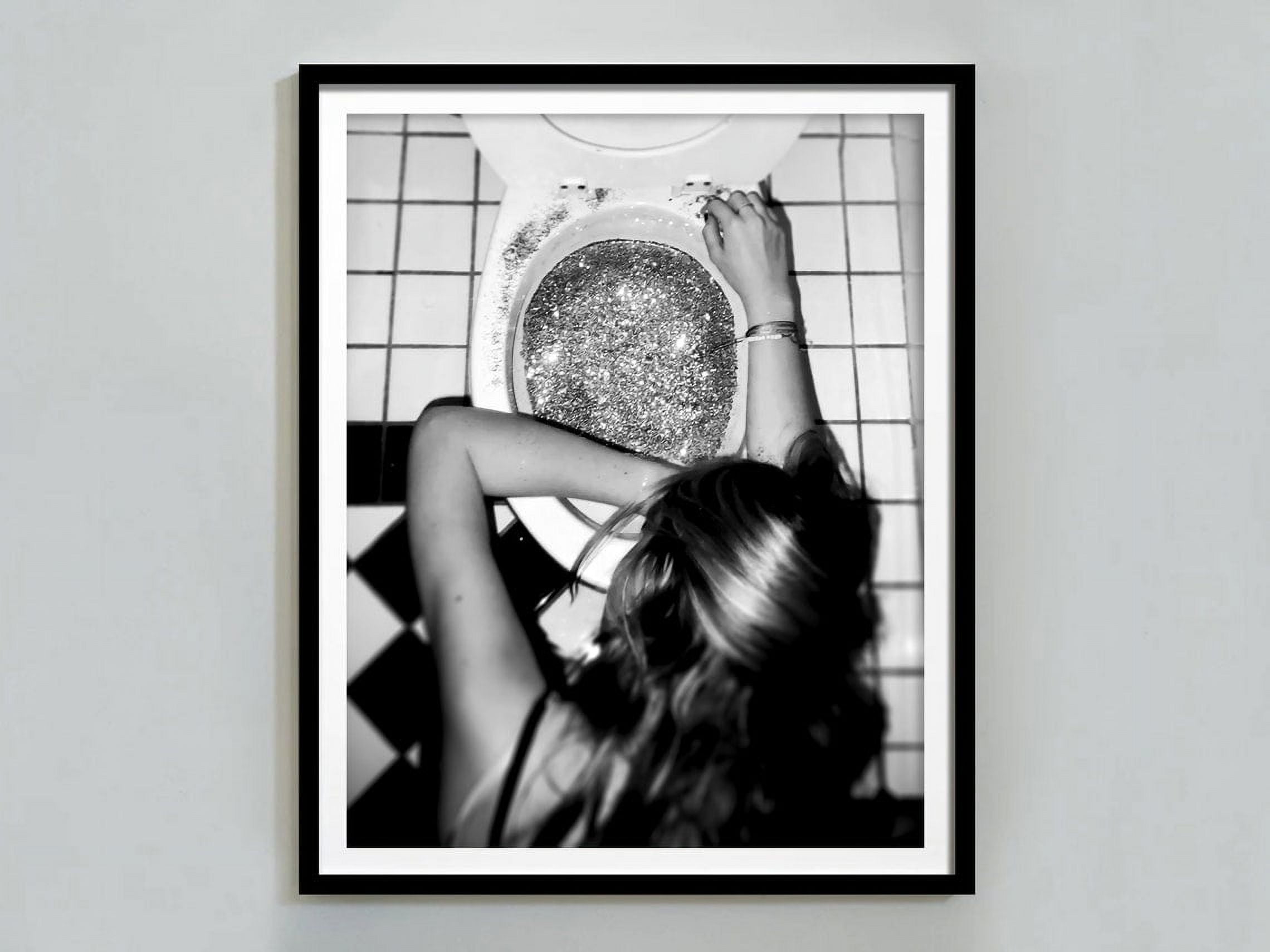 Kna Prints - After The Disco Party Print, Black And White, Funny ...