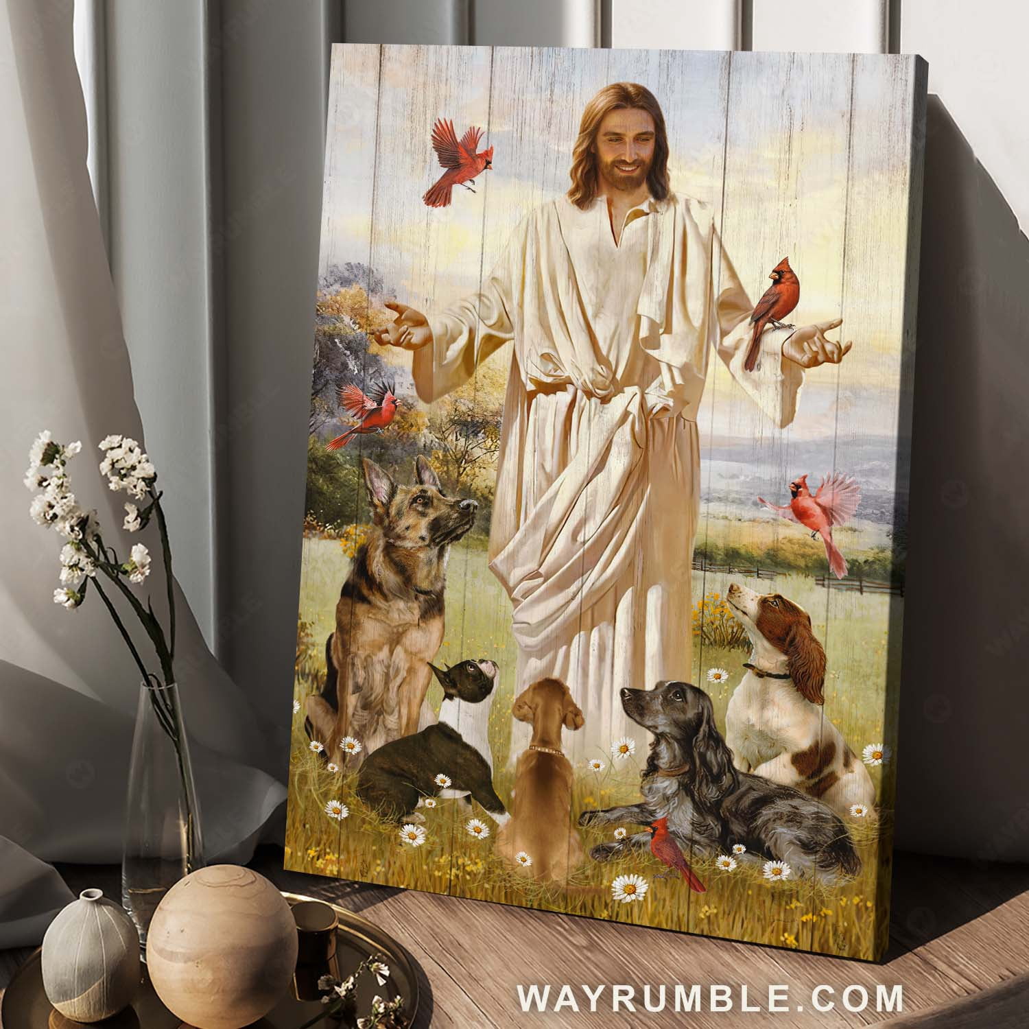 Kna Prints - Dog Drawing, Red Cardinal, Jesus Painting, Beautiful ...