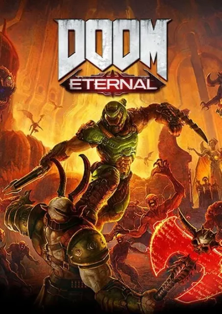 Kna Prints - Doom Eternal Pc (Ww) Poster For Home Decor, Living Room ...