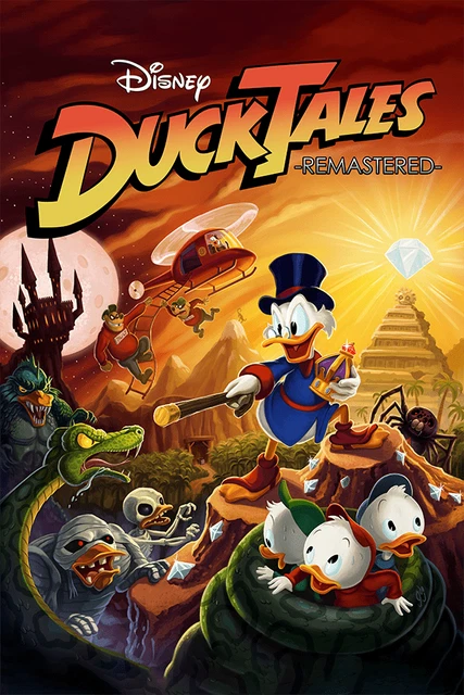 Kna Prints - Ducktales: Remastered Poster For Home Decor, Living Room ...