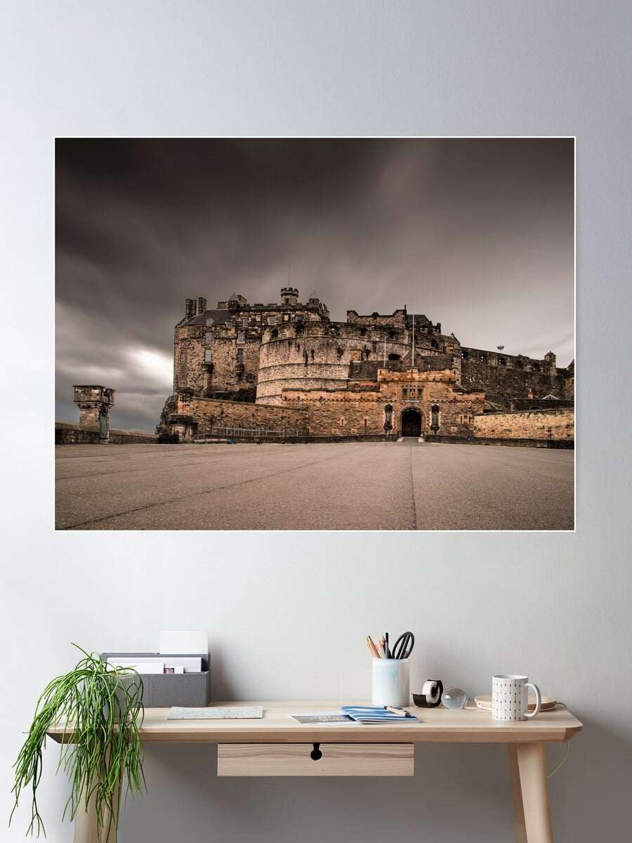 Kna Prints - Edinburgh Castle, Scotland Poster , UNFRAMED-16x24 ...