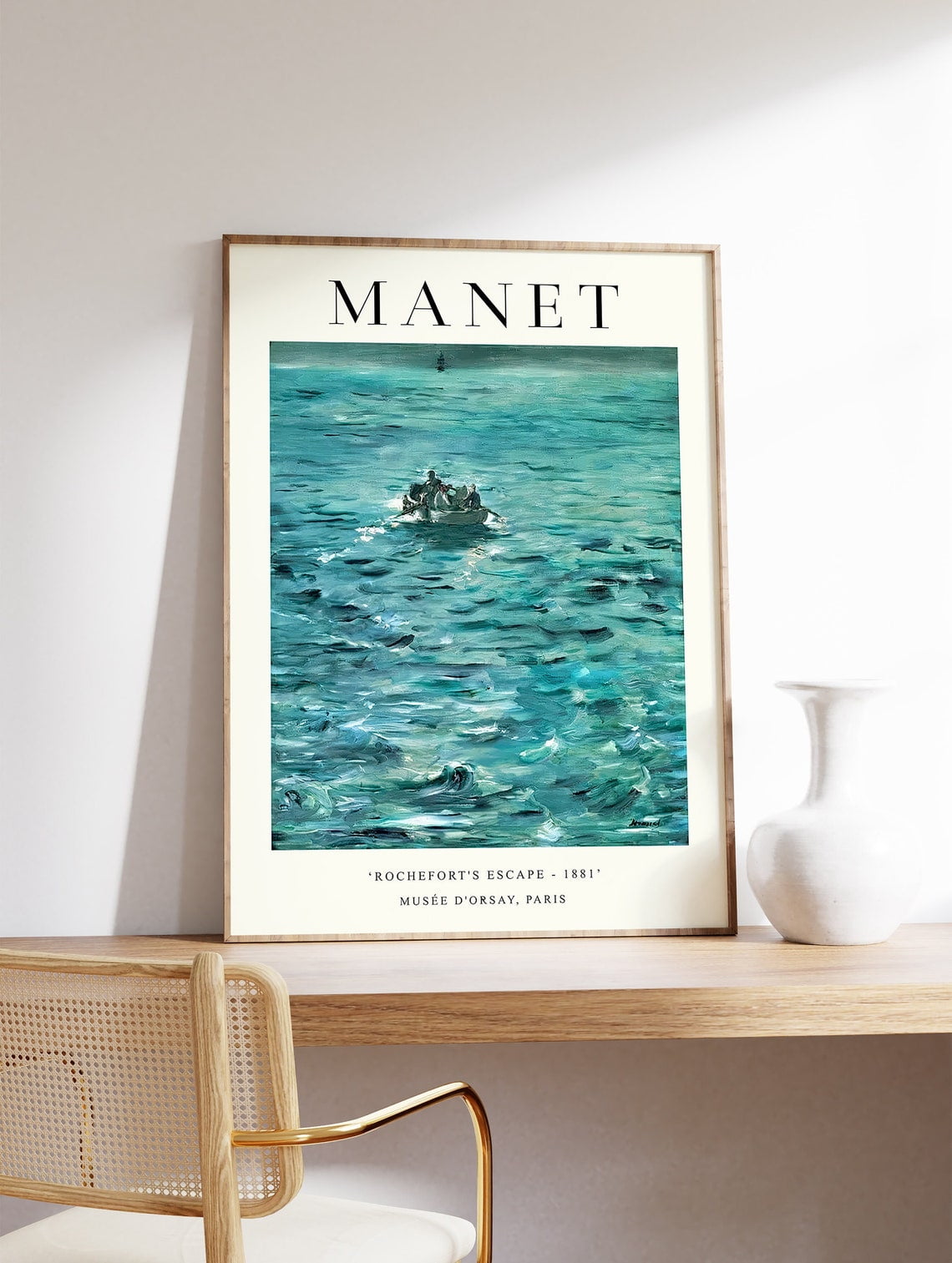 Kna Prints - Edouard Manet Poster, Rocheforts Escape, Edouard Manet Art ...