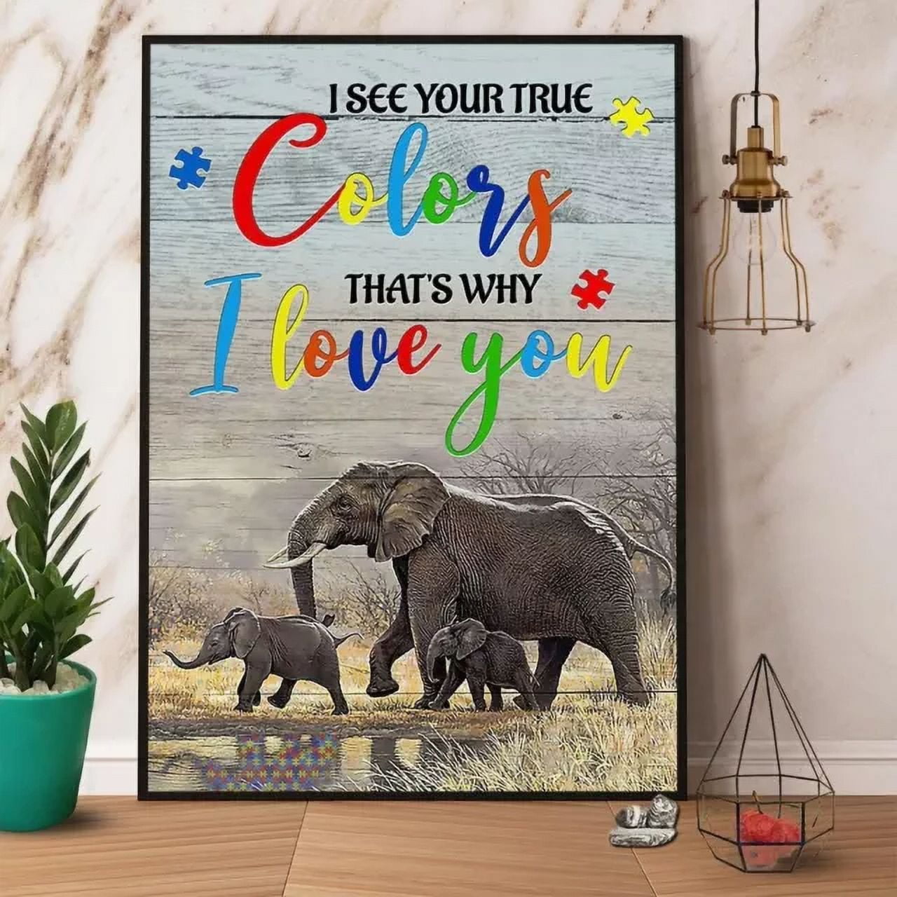 Kna Prints - Elephant I See Your True Colors That Why'S I Love You ...