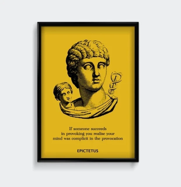Kna Prints - Epictetus Print | Stoicism Poster | Philosophy ...