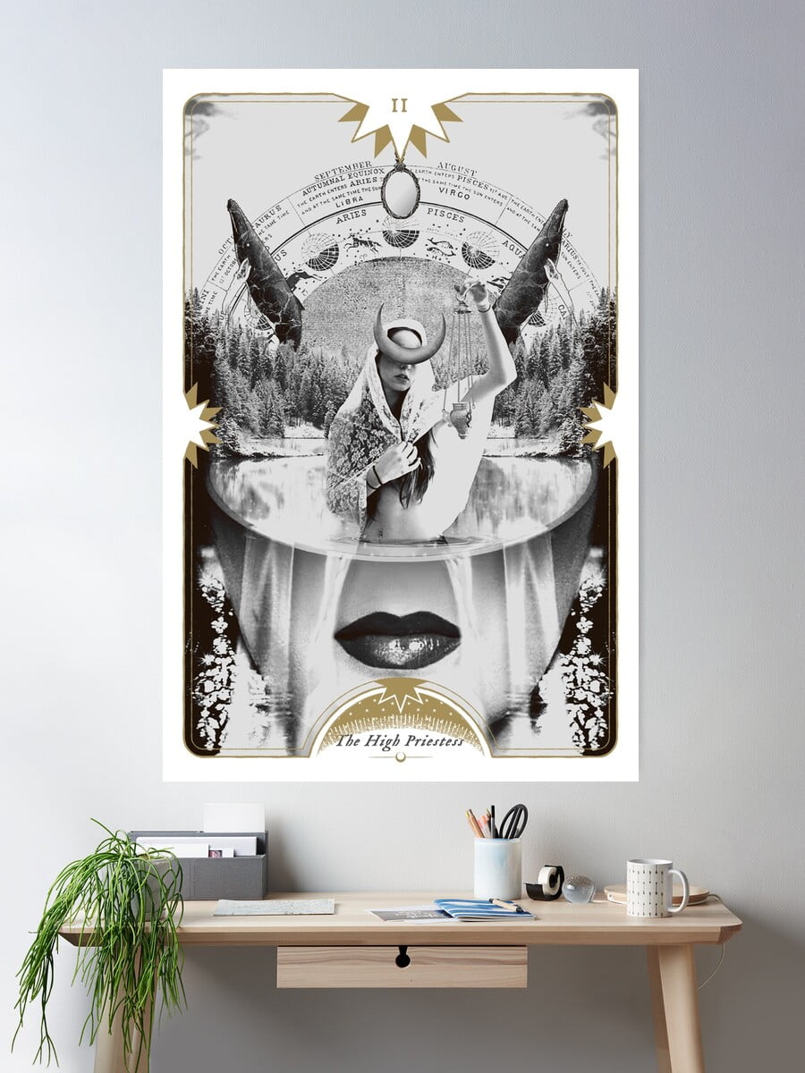 Kna Prints - Fig Ii. - The High Priestess Poster Wall Art, Modern Wall ...