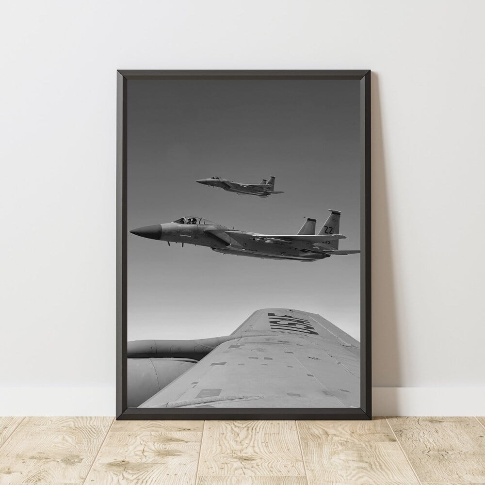 Kna Prints - Fighter Jet Poster, Fighter Jet Print, Fighter Jet Wall Art, Airplane Poster ...
