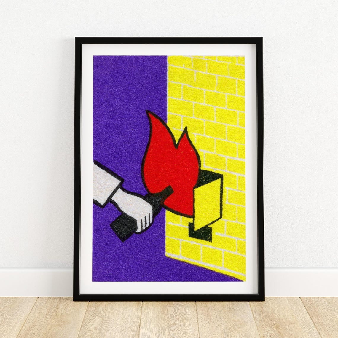 Kna Prints - Fire Starter - Matchbox Print - Aesthetic Wall Art ...