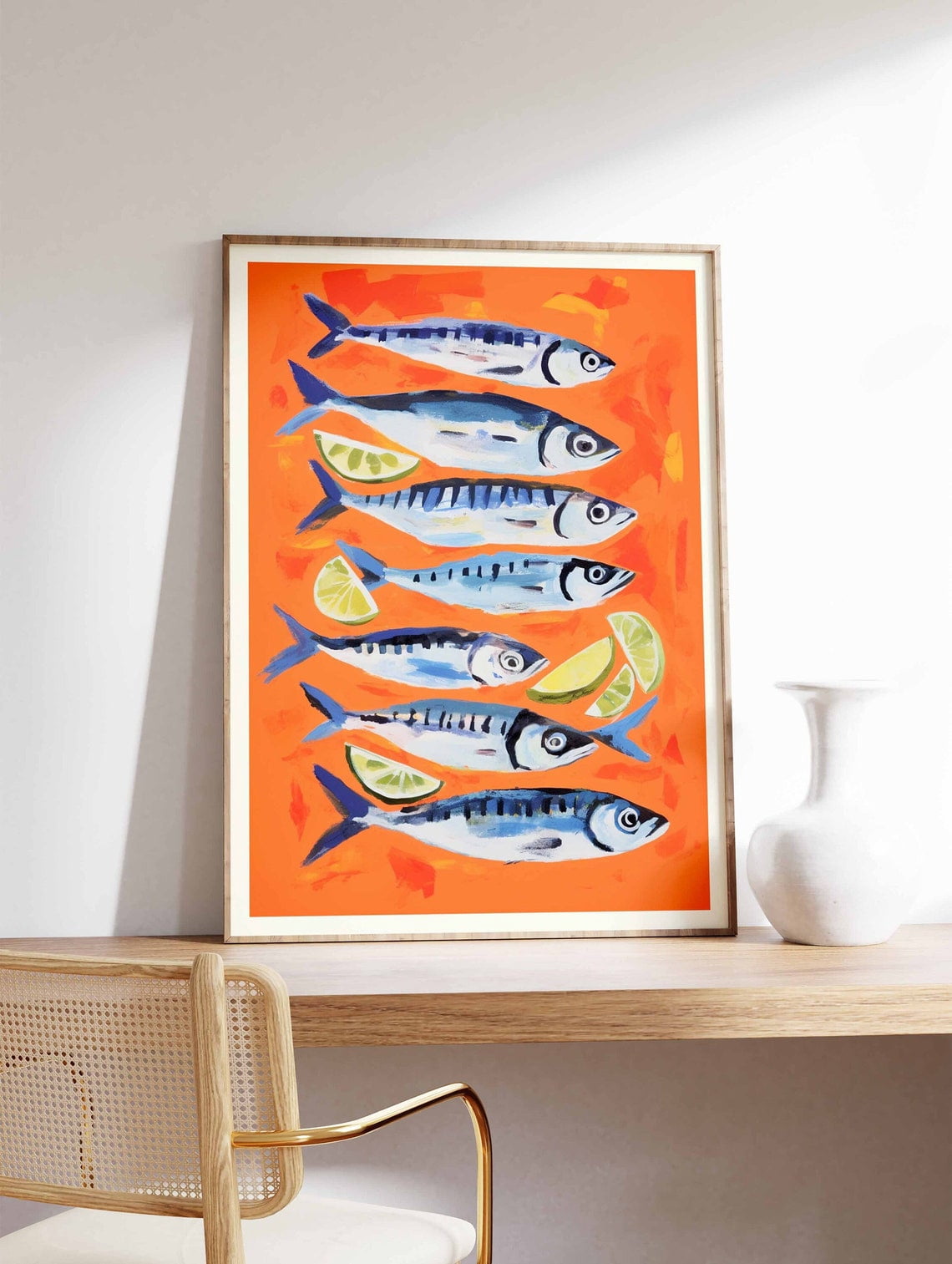 Kna Prints - Fish Art Print, Food Poster, Seafood Poster, Vintage ...
