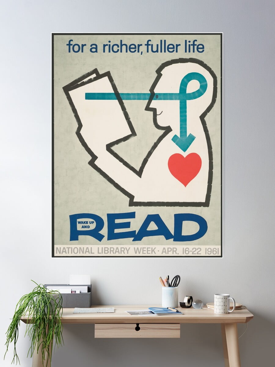 Kna Prints - For A Richer, Fuller Life Wake Up And Read For Home Decor ...