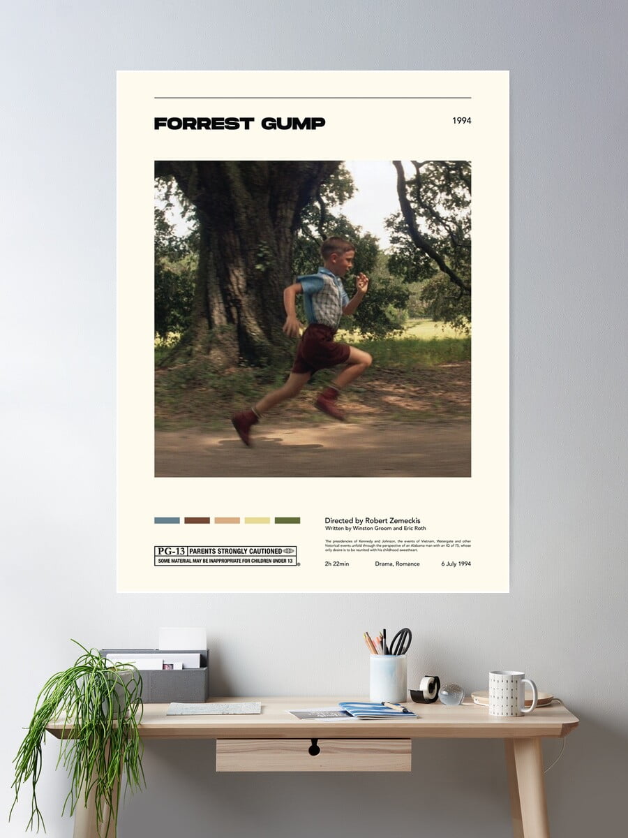 Kna Prints - Forrest Gump / Classicult Prints / Vintage Retro Art Print ...