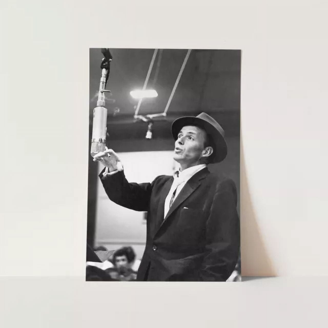 Kna Prints - Frank Sinatra In Studio 1940S Music Singers Black & White ...