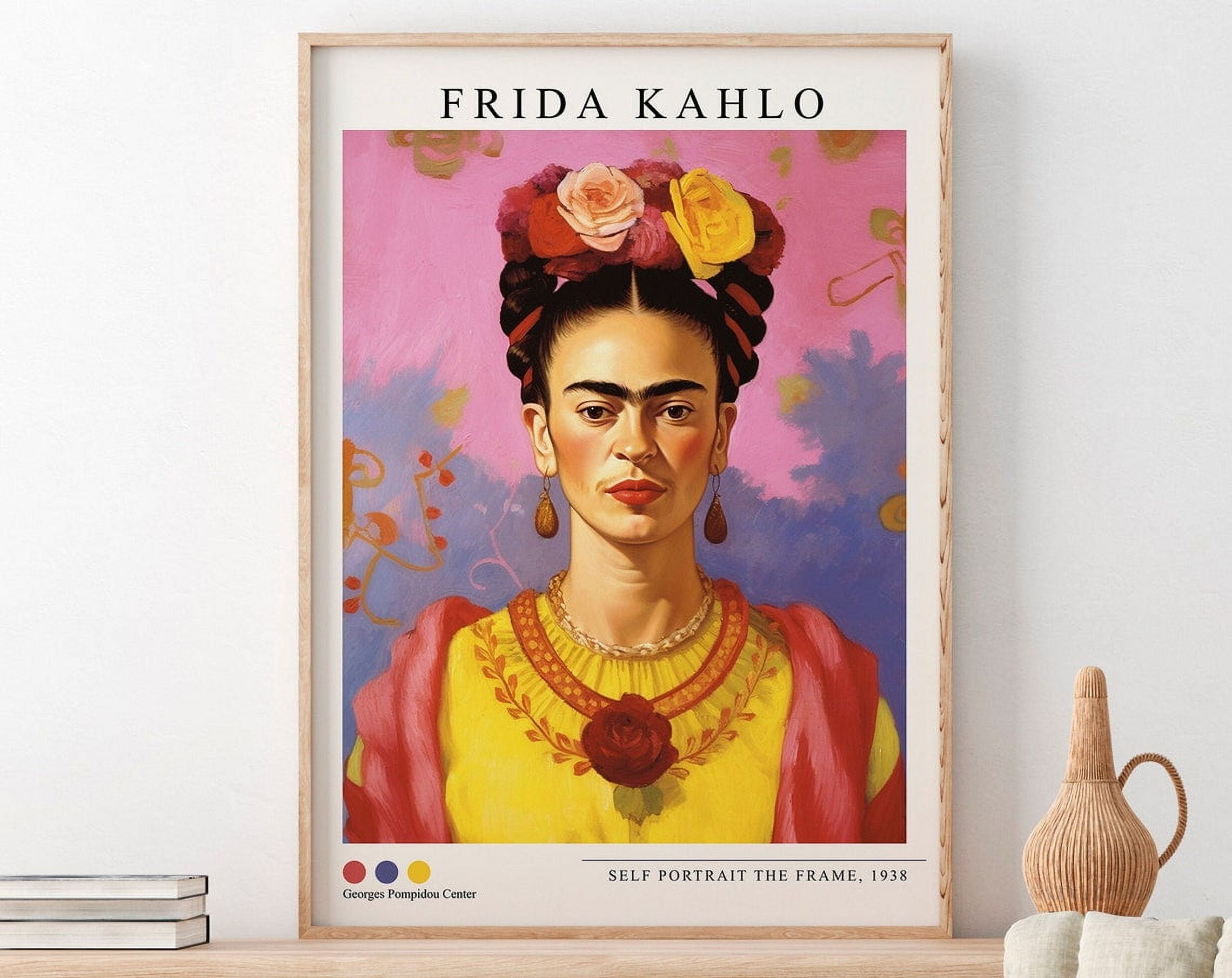 Kna Prints - 1 Pc Poster Frida Kahlo Portrait Painting By Frida Kahlo ...
