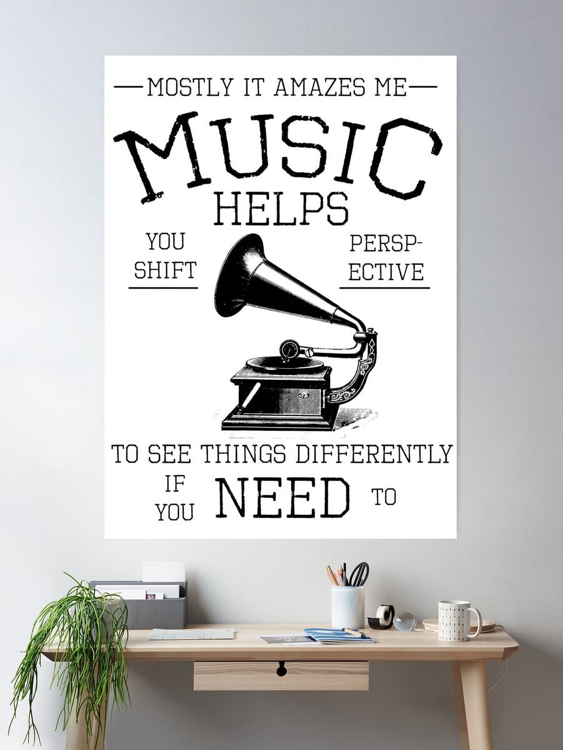 Kna Prints - Fringe Music Quote Poster, UNFRAMED-12x18 - Walmart.com