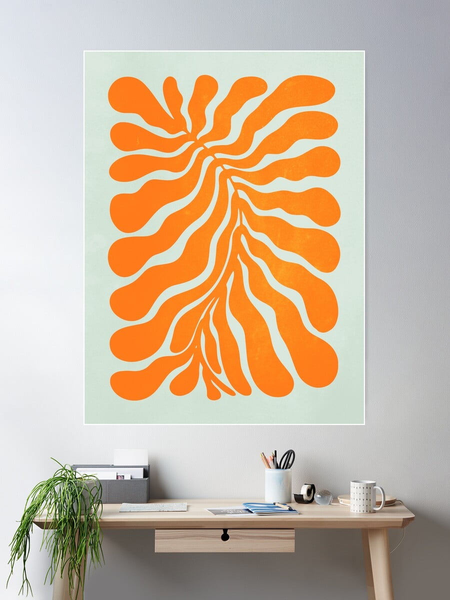 Kna Prints - Frozen Sunrise Ferns: Matisse Edition Poster , UNFRAMED ...