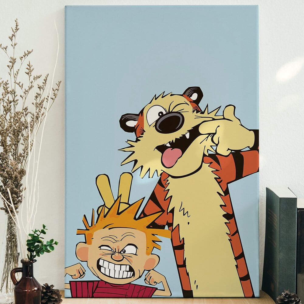 Kna Prints - Funny Cartoon Print Poster, Cartoon Poster, Funny Tiger ...