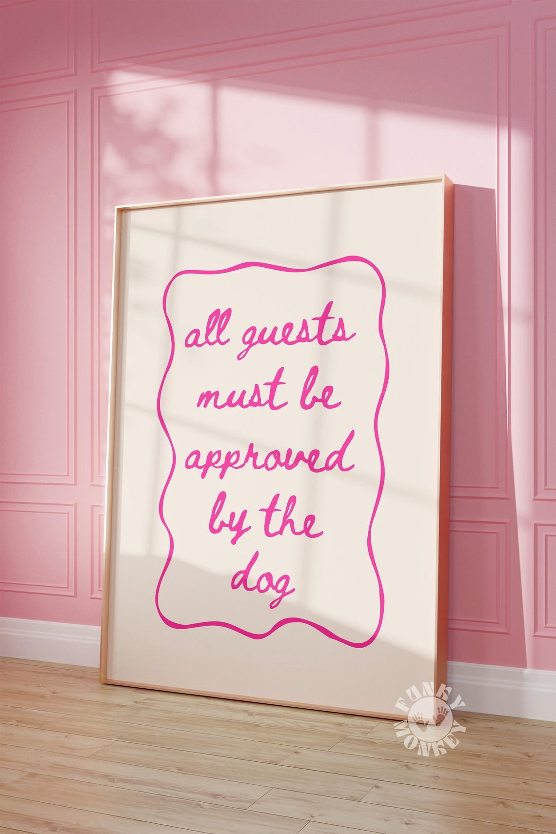 Kna Prints - Funny Dog Print, Dog Lover Gift, Trendy Typography Poster ...