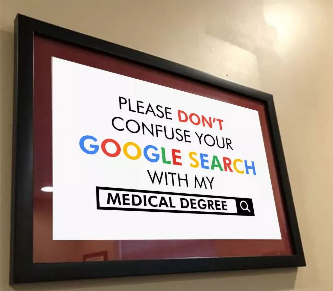 Kna Prints - Funny Poster Please Don'T Confuse Your Google Search With ...