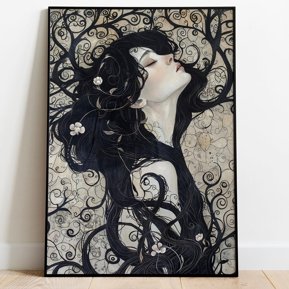 Kna Prints - Gaia Greek Goddess Of Earth Premium Poster, Art Nouveau ...