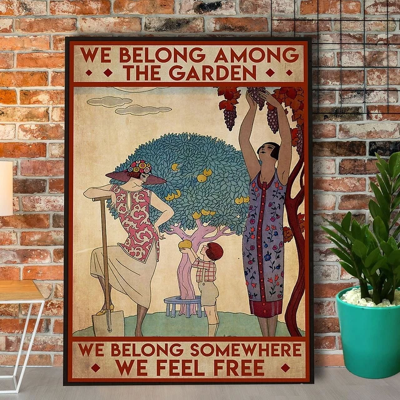 Kna Prints - Gardening We Belong Among The Garden We Belong Somewhere ...