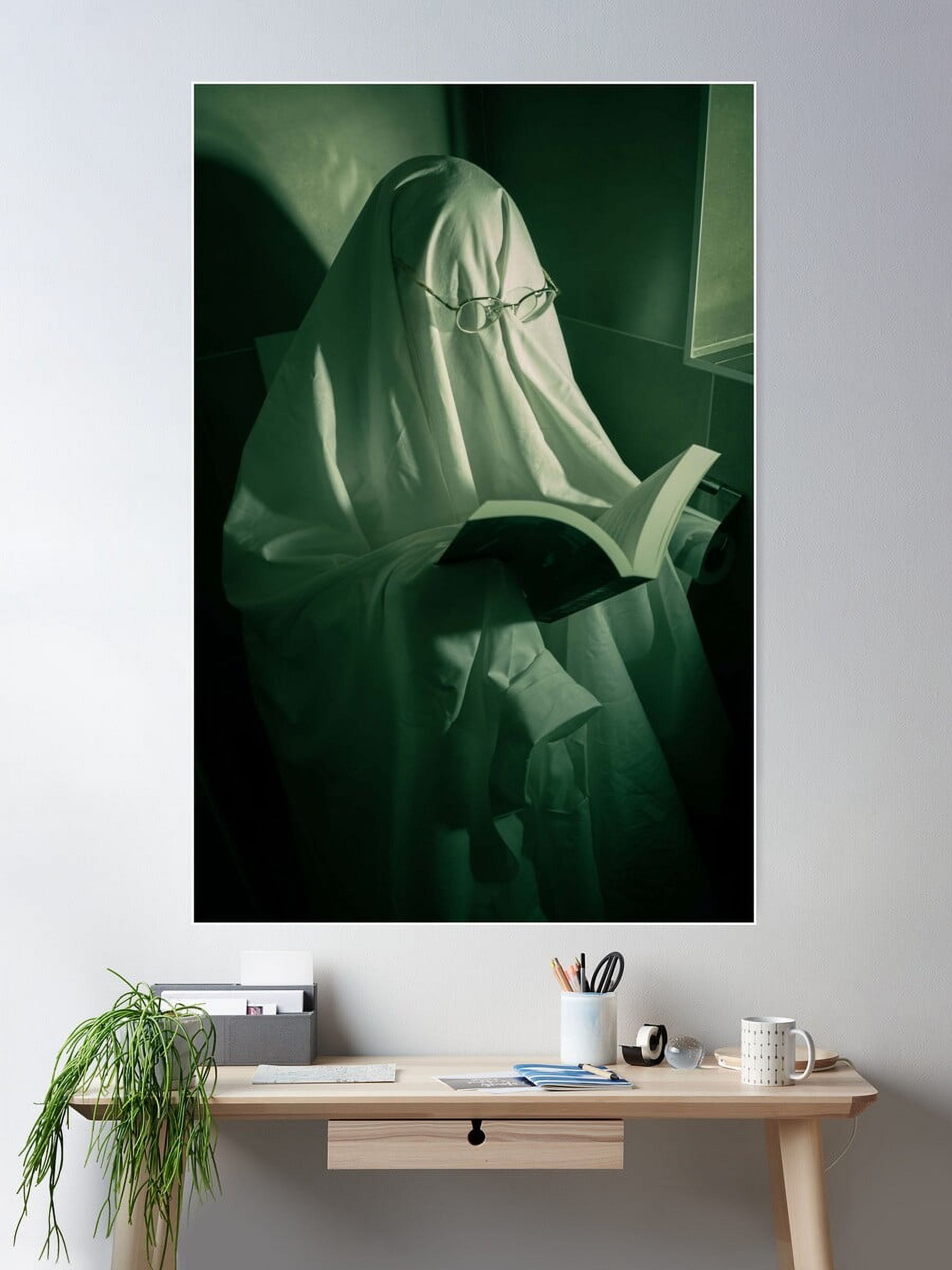 Kna Prints - Ghost Pooping On Toilet Poster, UNFRAMED-8x12 - Walmart.com