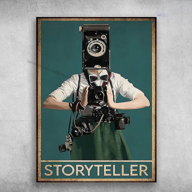 Kna Prints - Gift For Photographer, Storyteller, Camera Man, Poster ...