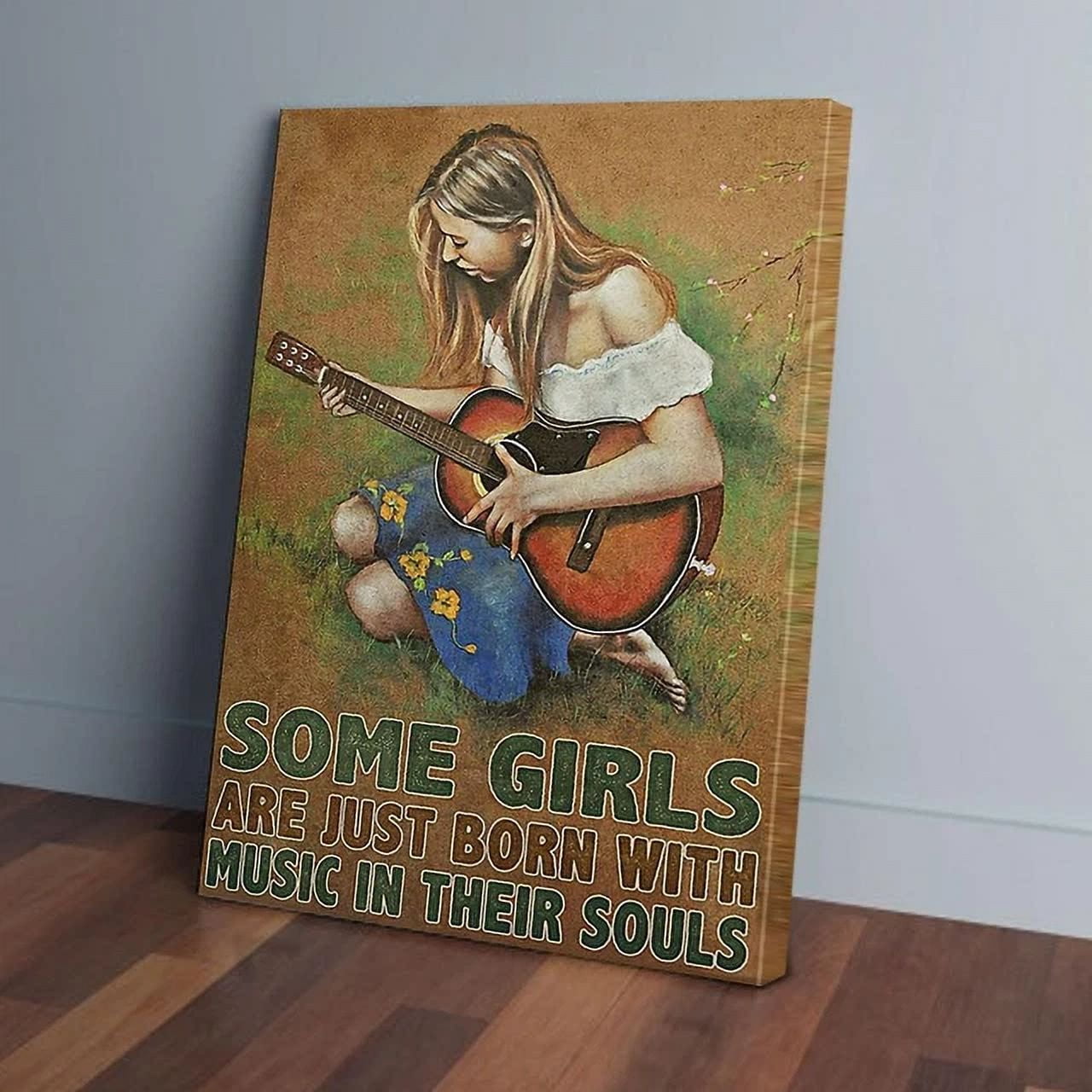Kna Prints - Some Girls Are Just Born With Music In Their Souls Guitar ...