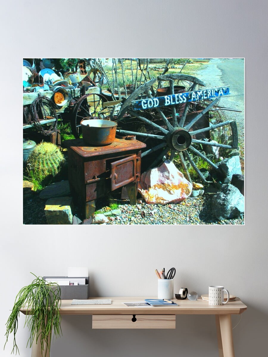 Kna Prints - God Bless America Poster , UNFRAMED-16x24 - Walmart.com