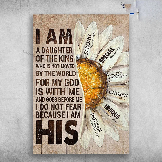 Kna Prints - God Crow Flower - I Am Daughter Of The King, Who Is Not ...