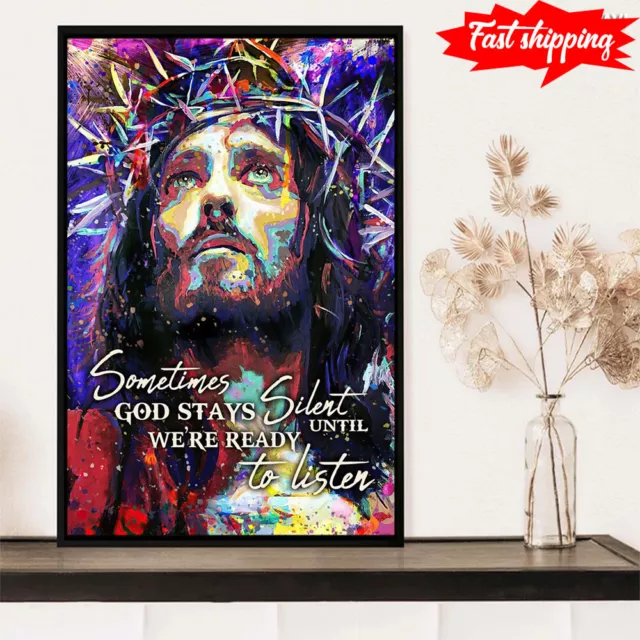 Kna Prints - God Stay Silent Sometimes God Stays Silent Until We'Re ...