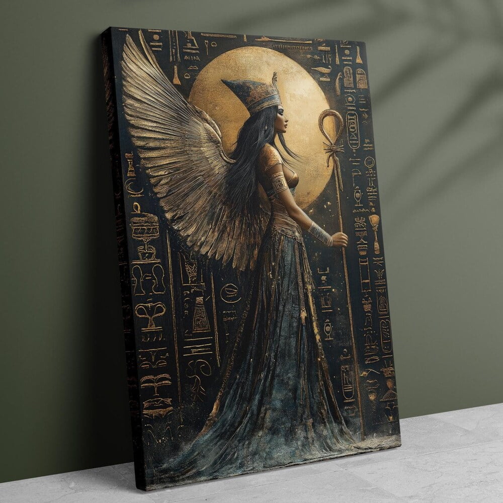 Kna Prints - Goddess Isis Poster Art Nouveau Poster Painting, Egyptian ...
