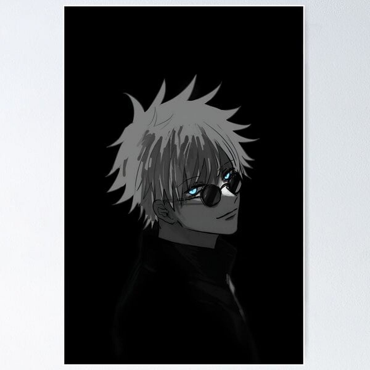 Kna Prints - Gojo Satoru - Dark Aesthetic Anime Design Poster Wall Art ...