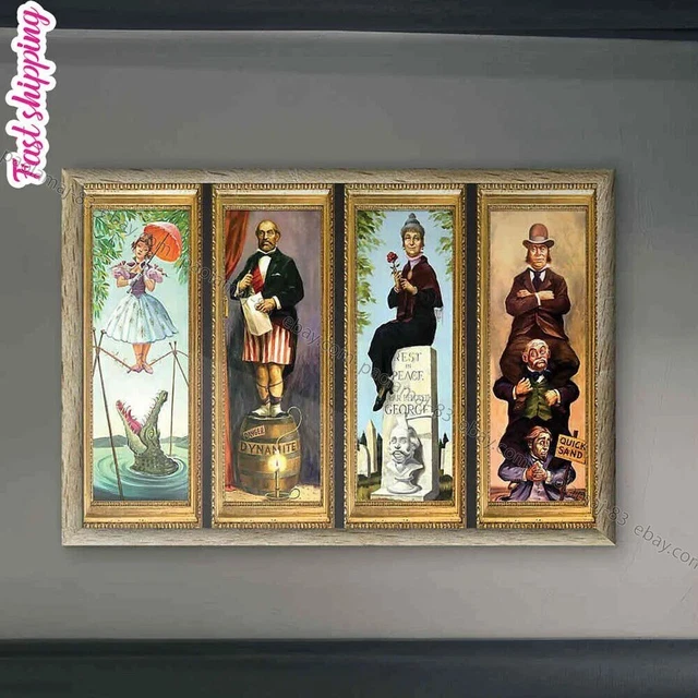 Kna Prints - Haunted Mansion Stretching Portrait Painting Poster Prints ...
