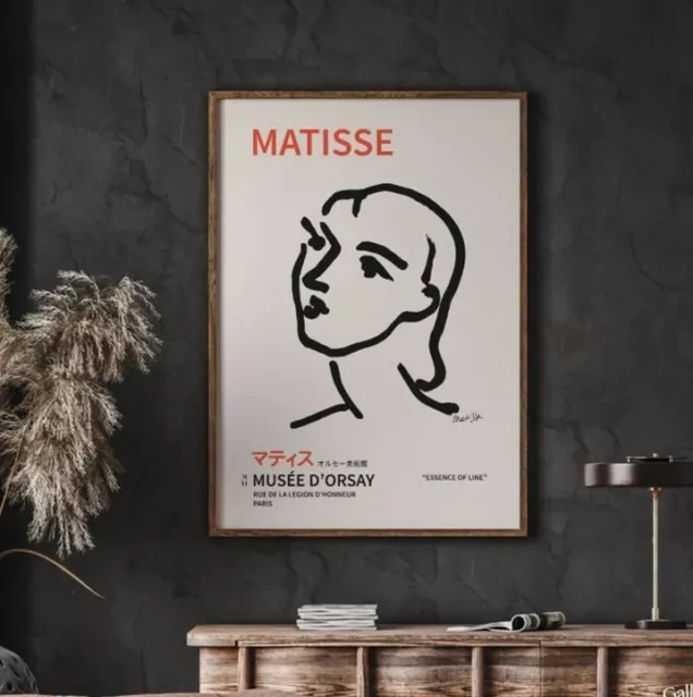 Kna Prints - Henri Matisse, Nadia Poster, One Line Art, Wall Art ...