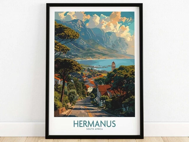 Kna Prints - Hermanus Travel Print Wall Art South Africa Garden Route ...