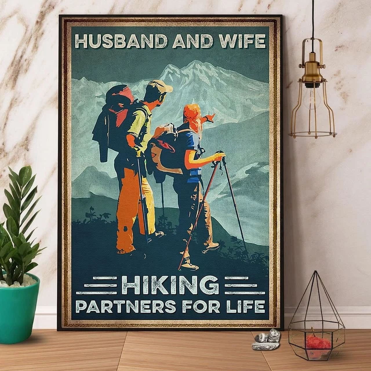 Kna Prints - Hiking Husband And Wife Hiking Partners For Life Paper ...