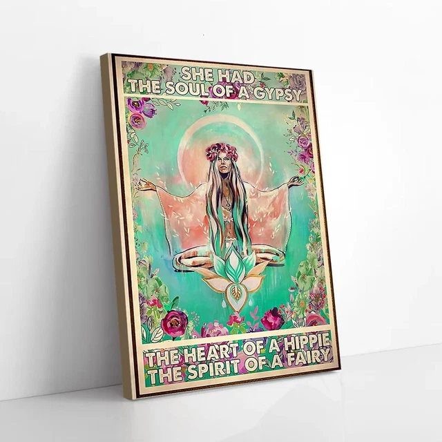 Kna Prints - Hippie Girl The Soul Of A Gyspy The Heart Of A Hippie, Wa ...