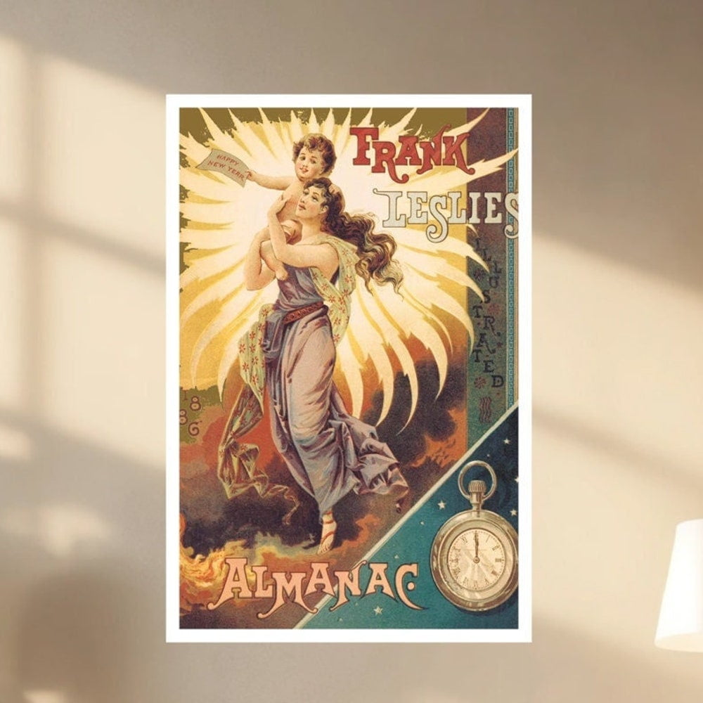 Kna Prints - Historical Illustrations - Almanac 1886 Art Print, Frank ...