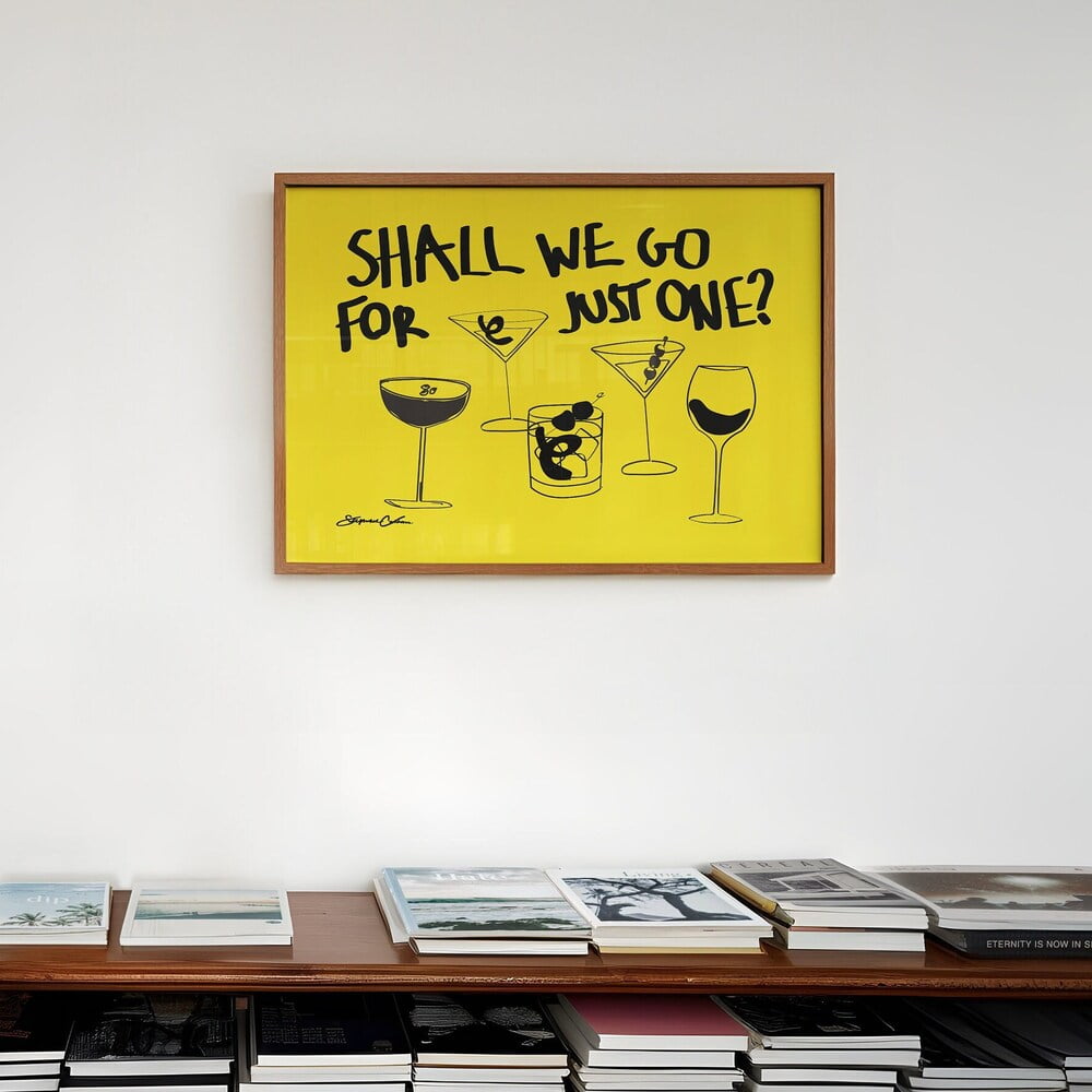 Kna Prints - Horizontal Last Words Poster, Vintage Drinks Poster, Wine ...