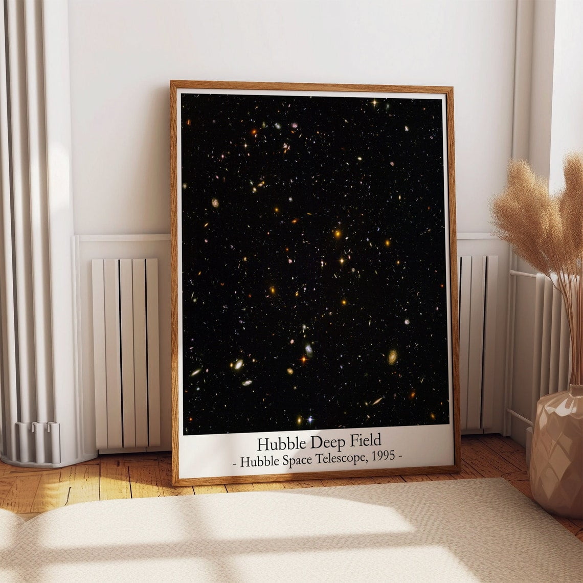 Kna Prints - Hubble Deep Field Hubble Telescope Photo Famous Space Photo For Home Decor, Living ...