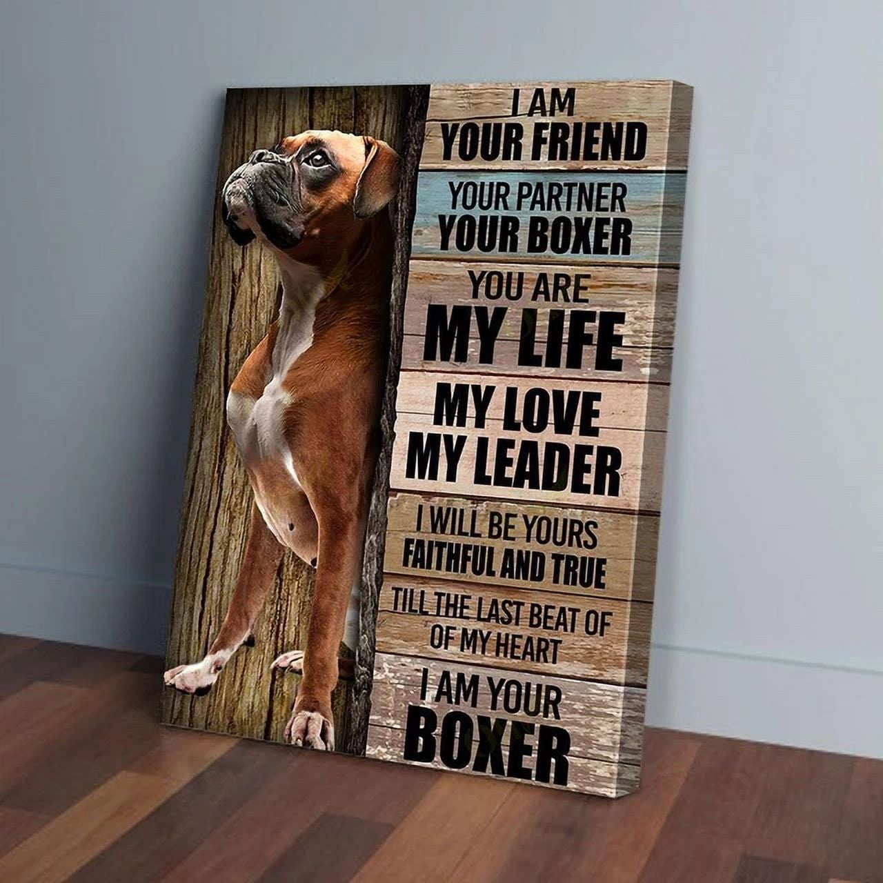 Kna Prints - I Am Your Boxer, Wall Art Print For Home Decor, Living ...