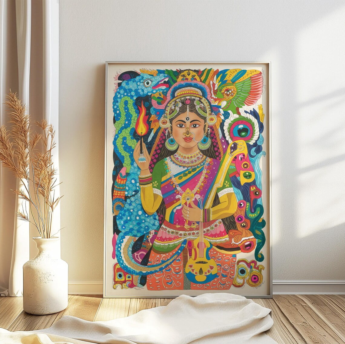 Kna Prints - Indian Floral Print, Traditional Indian , Indian Woman ...