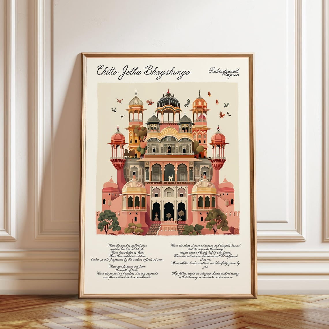 Kna Prints - Indian Palace Wall Art - Pichwai Inspired Spiritual Art ...