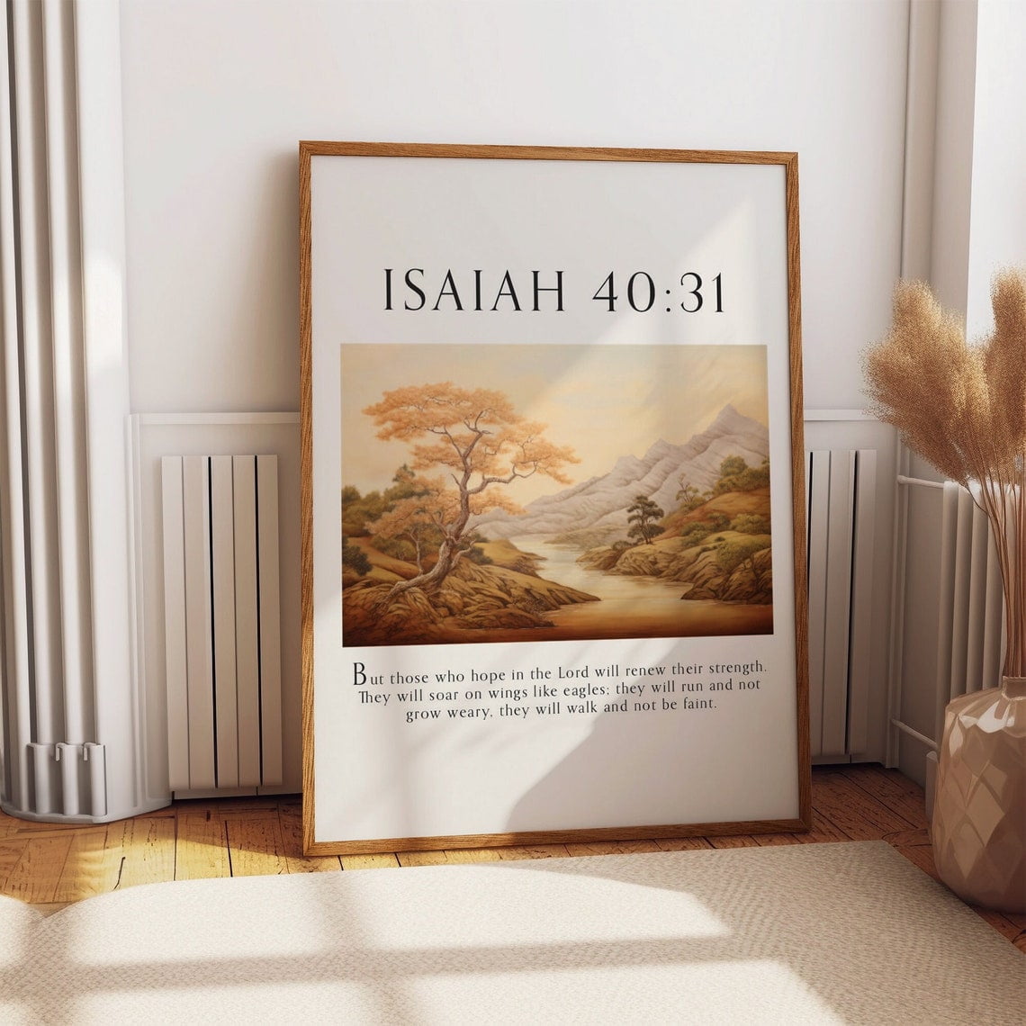 Kna Prints - Isaiah 40:31 Bible Verse Print - Christian Gallery Wall ...