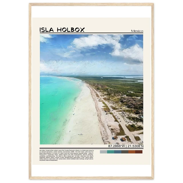 Kna Prints - Isla Holbox Print Isla Holbox Wall Art Isla Holbox Poster ...