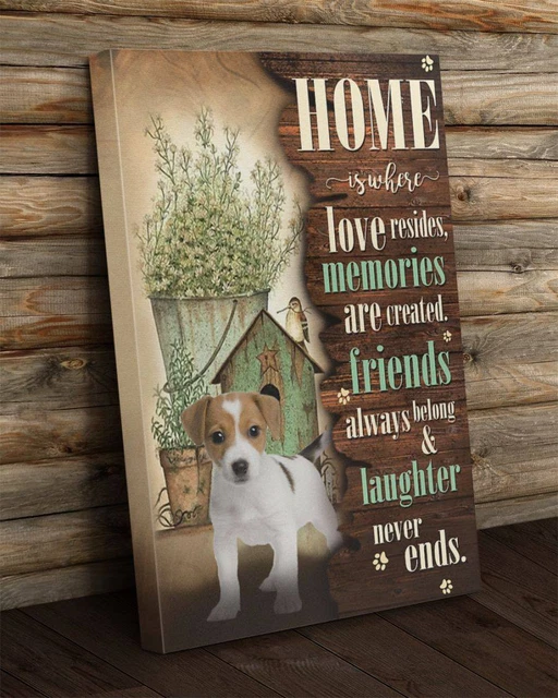 Kna Prints - Jack Russell Home, Birthday, ,Family,To Myriend, To My Son ...
