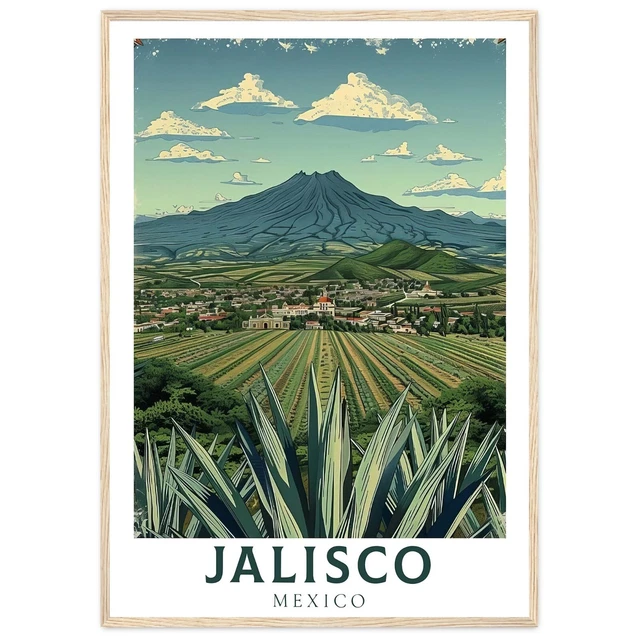 Kna Prints - Jalisco Travel Art Tequila Landscape Posters Jalisco ...