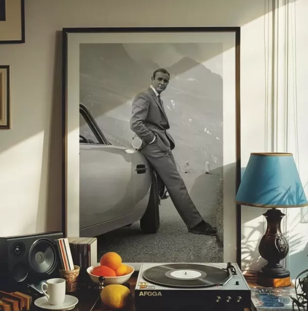 Kna Prints - James Bond Sean Connery Poster | Classic 007 Wall Art For ...