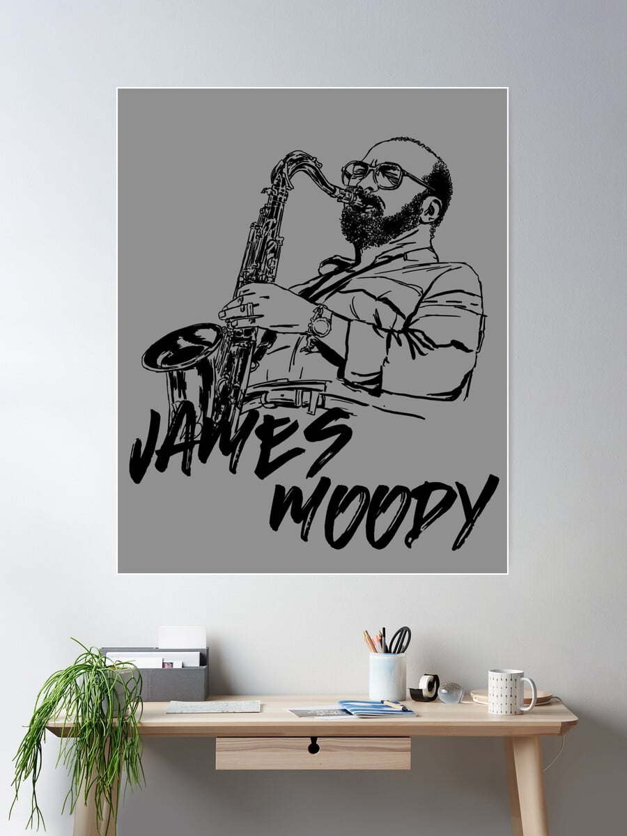 Kna Prints - James Moody (Sketch Style) Poster , UNFRAMED-12x18 ...