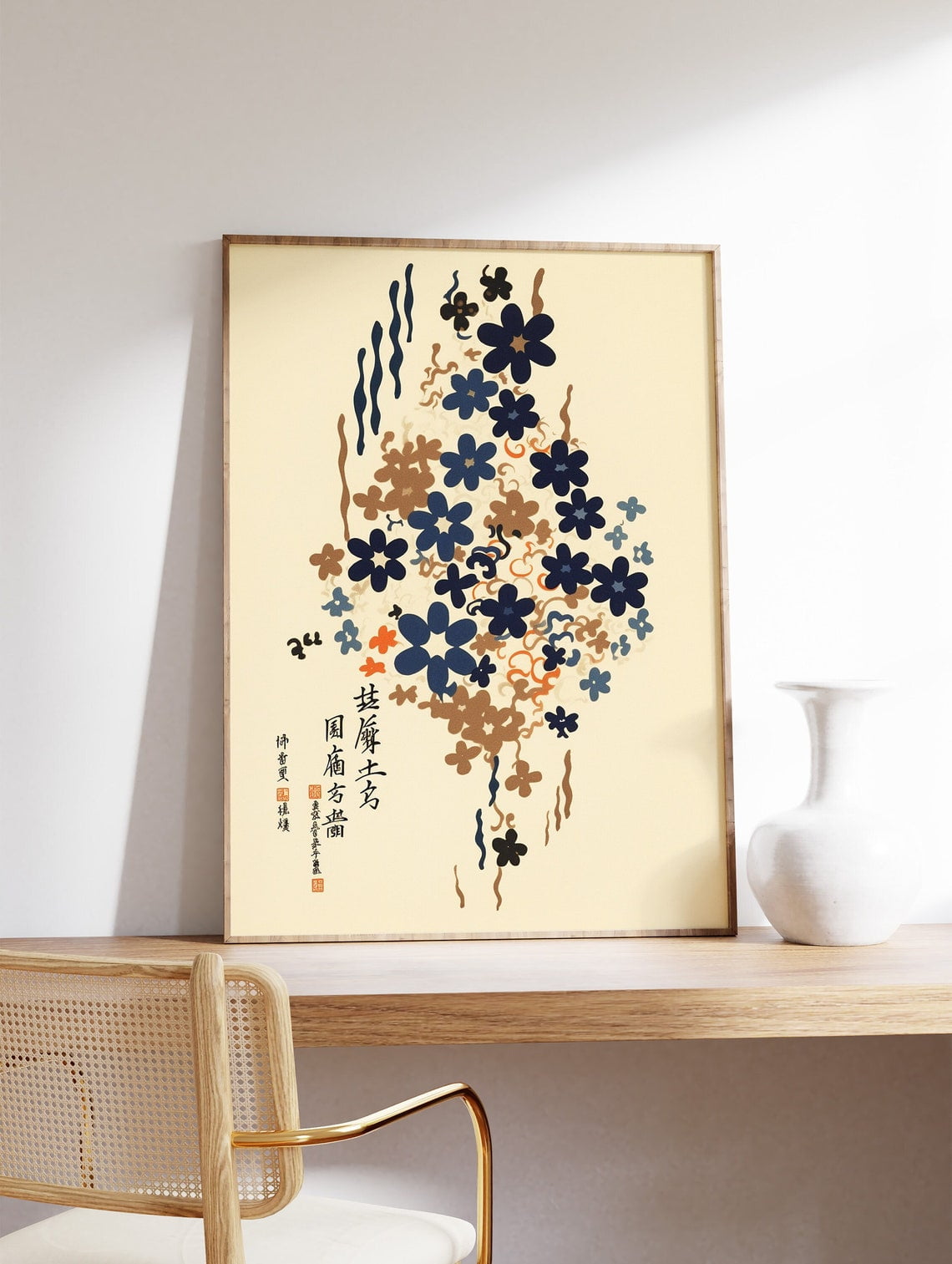 Kna Prints - Japanese Floral Art Print, Taguchi Tomoki Poster, Vintage ...